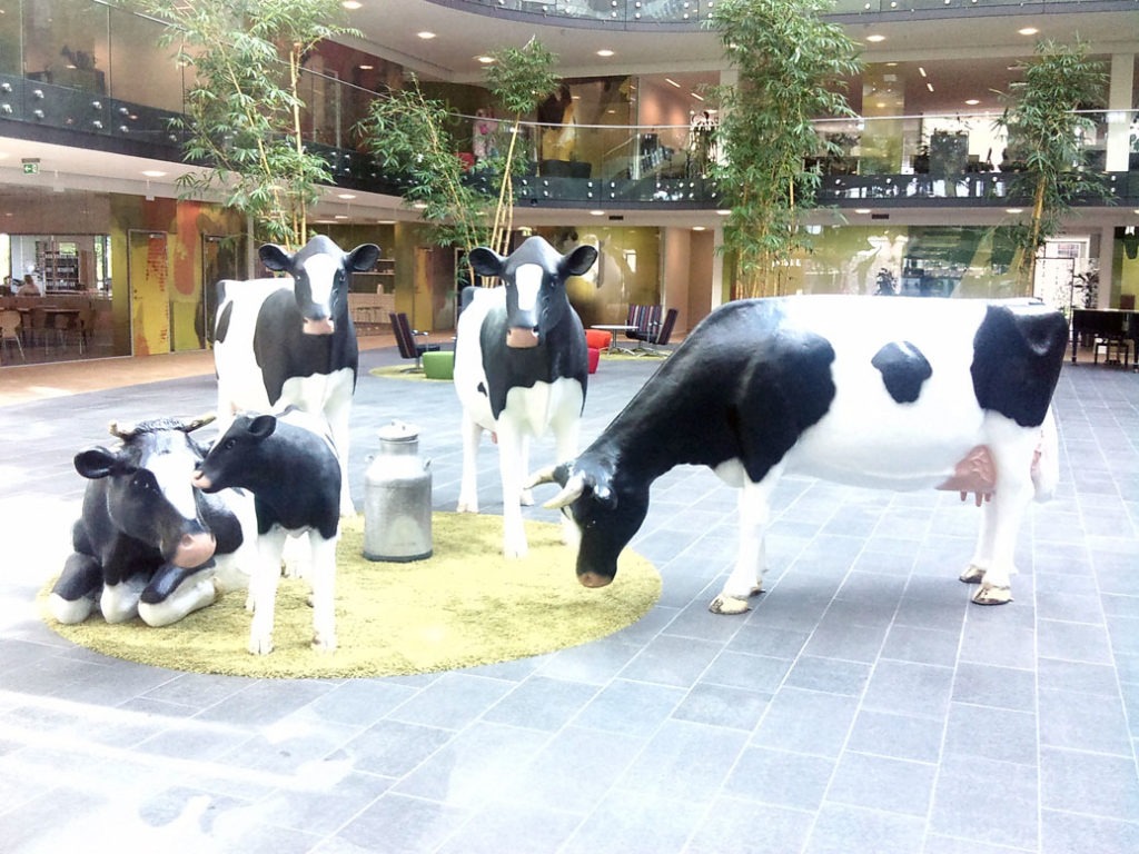 Life Size Grazing Cow Model - Life Size Model Animals for sale online ...