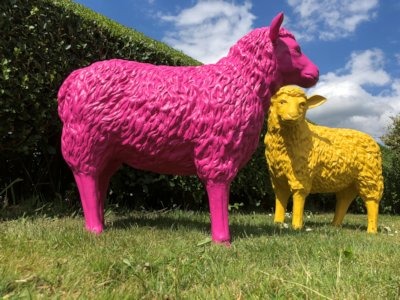 Sheep Model Statue Facing Forward - Life Size Model Animals for sale ...