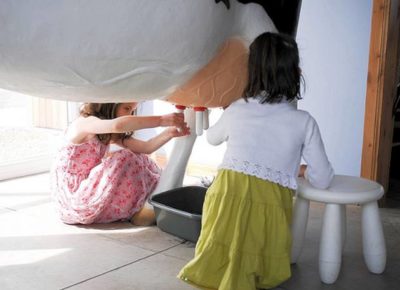 Life Size Model Milking Cow - Life Size Model Animals for sale online ...