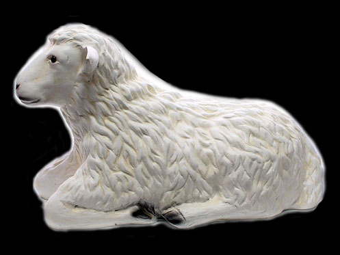 Lying Down 3D Sheep Model - Life Size Model Animals for sale online ...